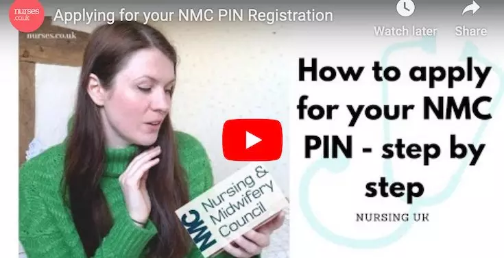 How to apply for your NMC PIN registration (step by step guide live video)